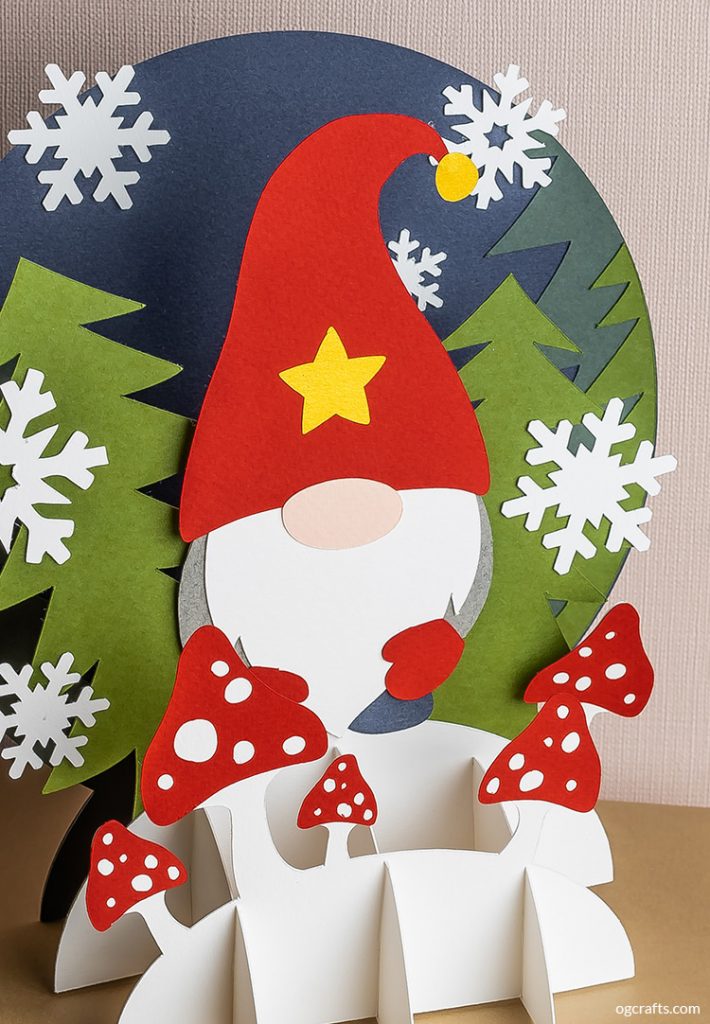 Gnome Pop Up Card - OGCrafts